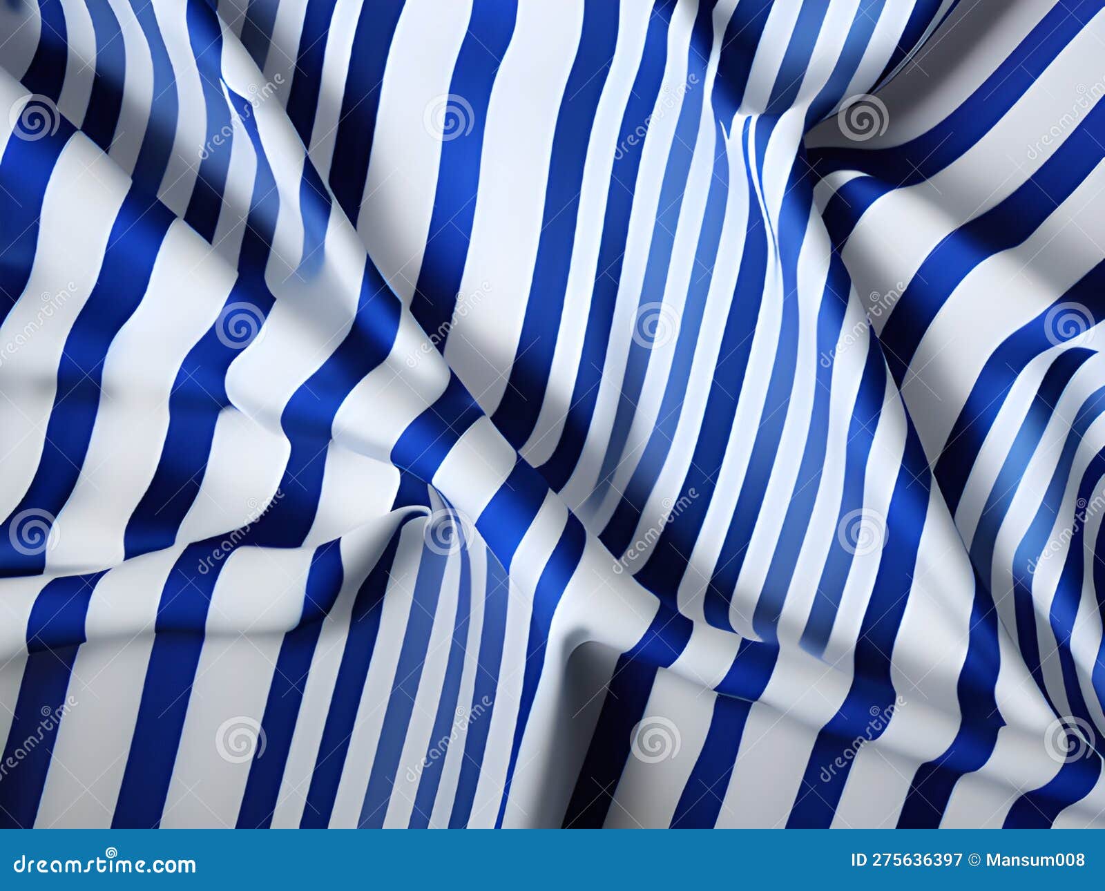 Close Up Blue and White Fabric Texture, Ai Generated Stock Illustration ...