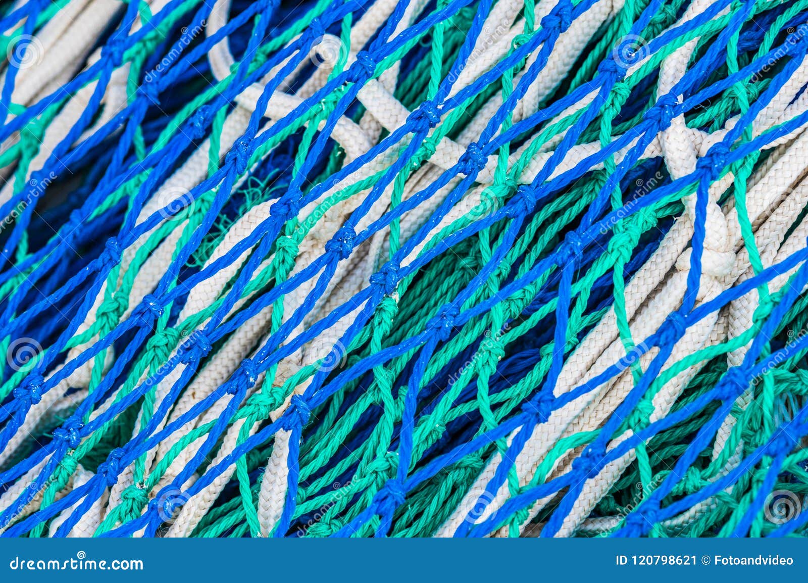 Maritime Colorful Fish Net Pattern Background Texture Stock Image ...