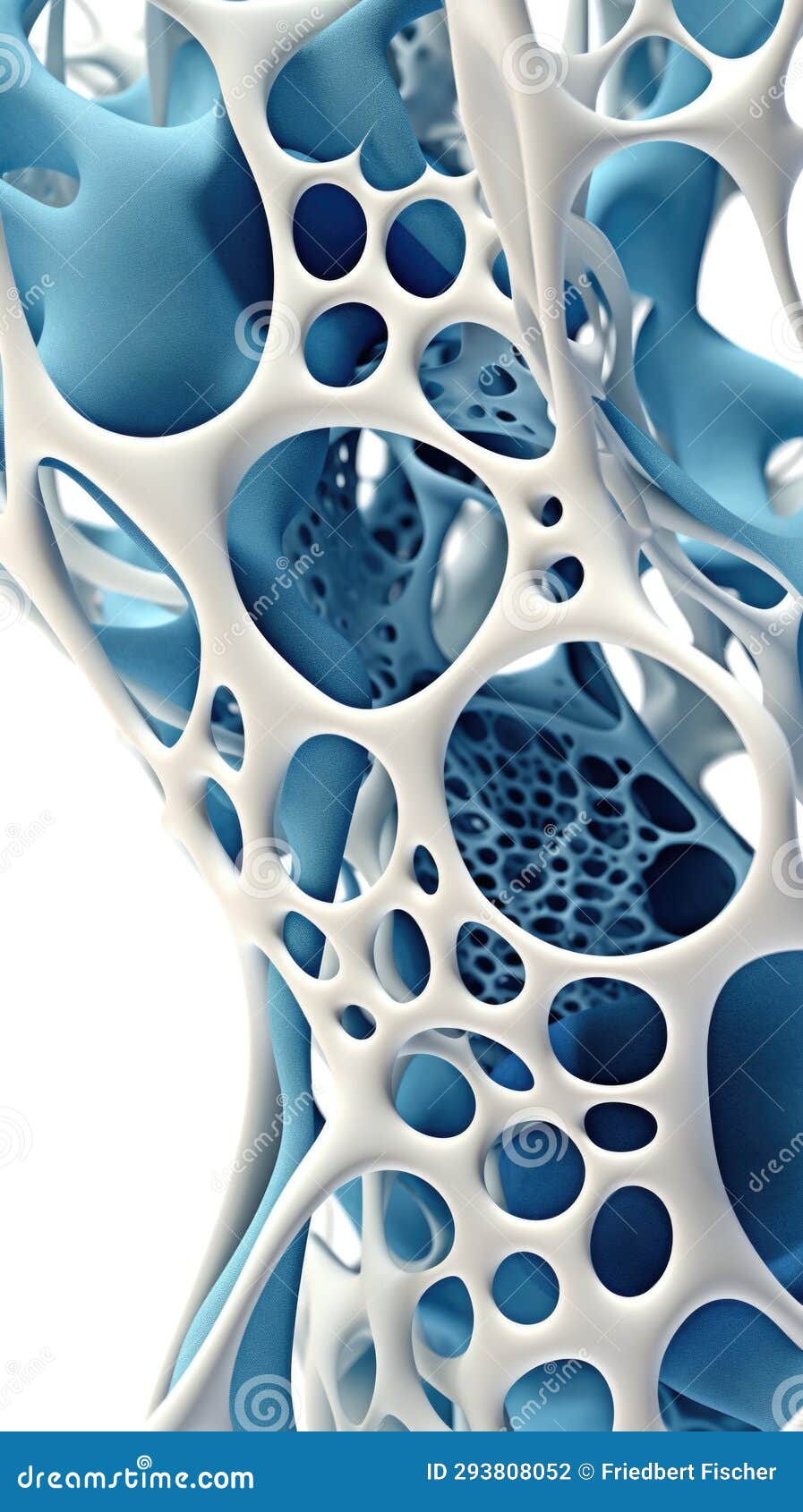 A Close Up of a Blue and White Object Stock Illustration - Illustration ...