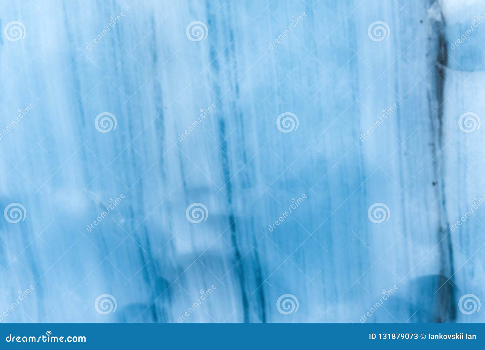 Close-up Blurred Wall of a Centuries-old Glacier with a Structure of ...