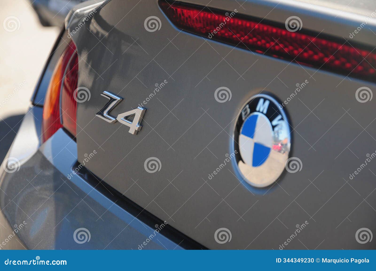 Close-up of the BMW Z4 Emblem on a Car S Rear Section Editorial Image ...