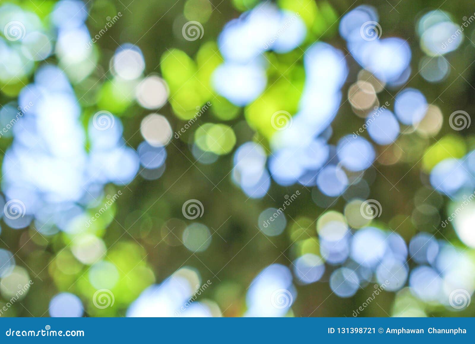 Bokeh Patterns in Garden,abstract Natural Background Stock Image ...