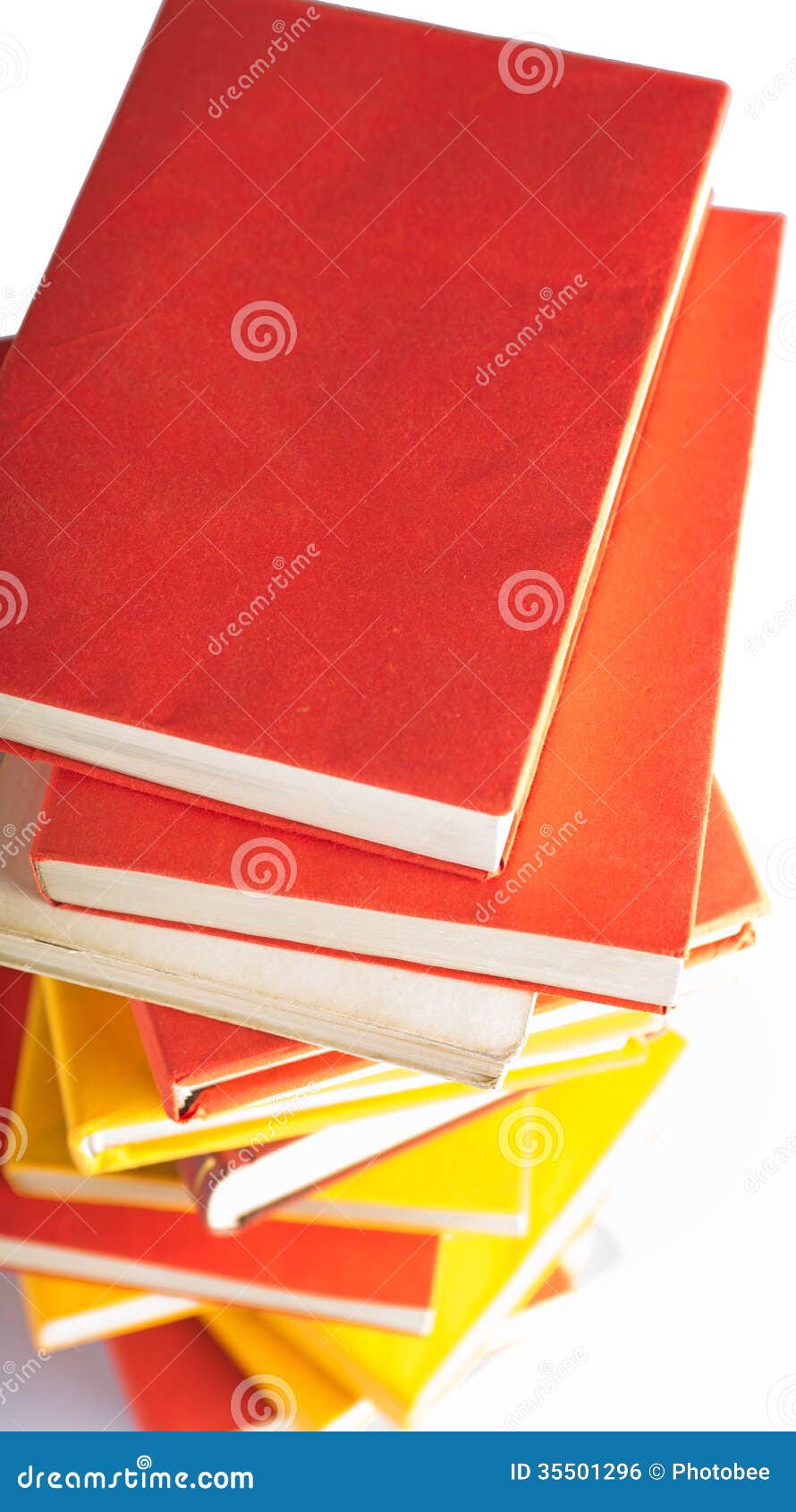 Closeup Of Books Pile. A Pile Of Old Books Is Pictured Against Dark ...