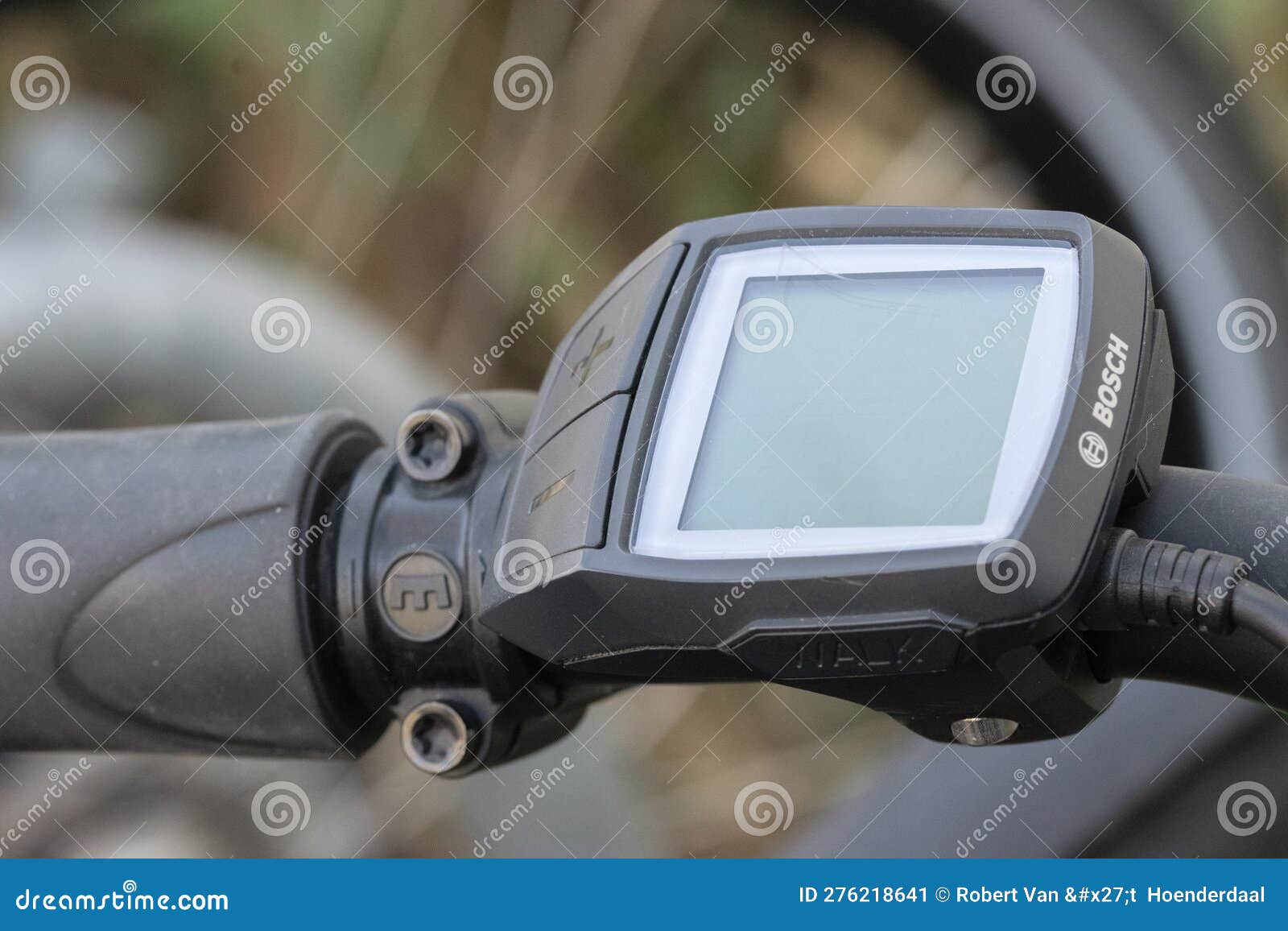 Close Up Bosch Bicycle Speed Meter at Amsterdam the Netherlands 5-4 ...