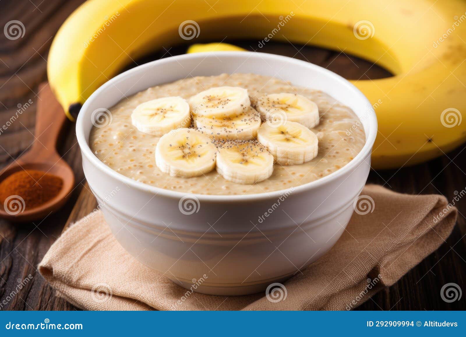Close-up of a Bowl Filled with Banana Mush Stock Photo - Image of bowl ...