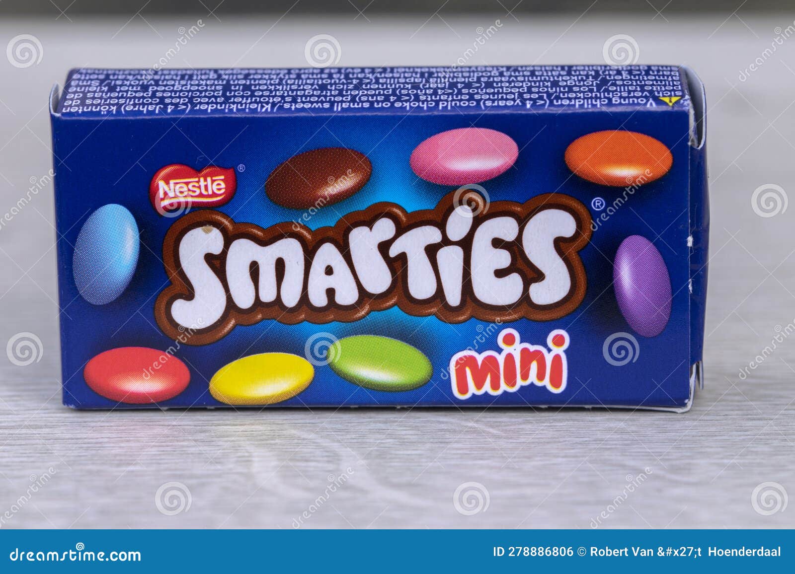 Close Up Box Smarties Candy at Amsterdam the Netherlands 25-4-2023 ...