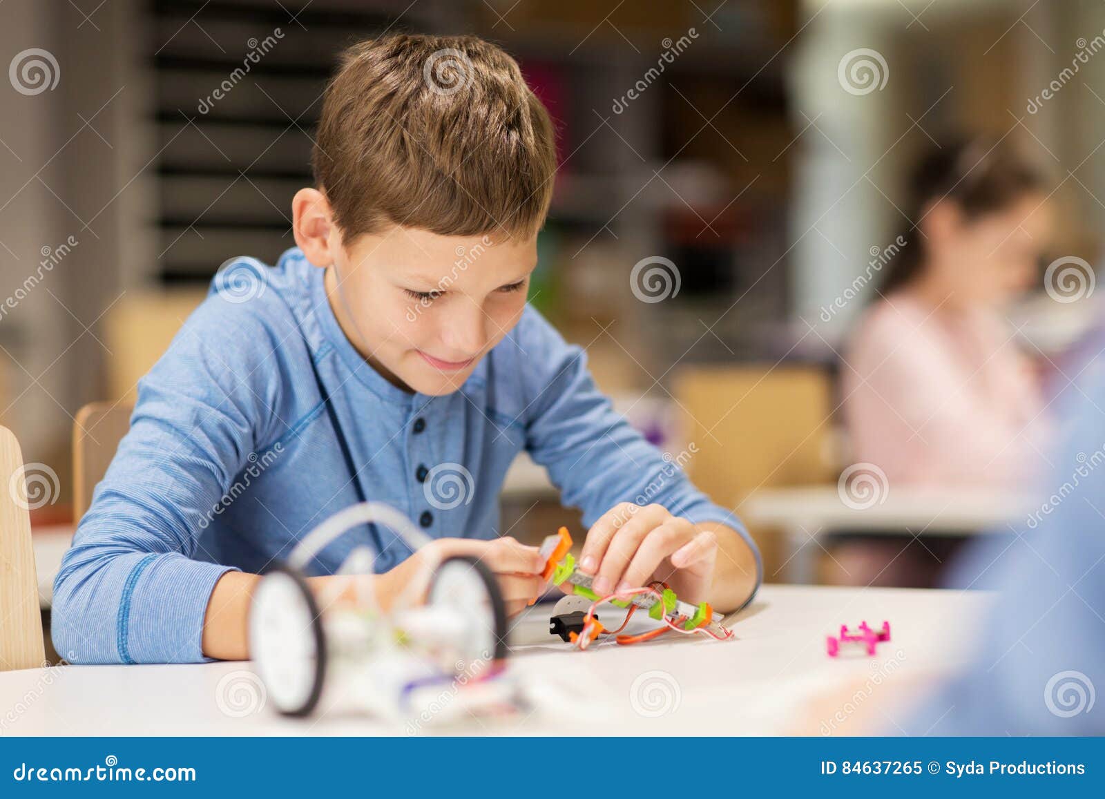 Close Up of Boy Building Robot at Robotics School Stock Image - Image ... Close Up of Boy Building Robot at Robotics School Stock Image - Image ...