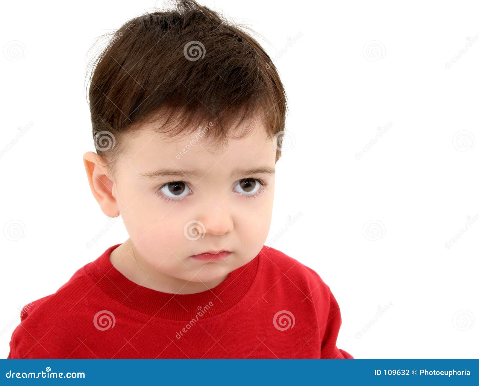 Close Up of Boy Looking Upset Stock Photo - Image of face, children: 109632