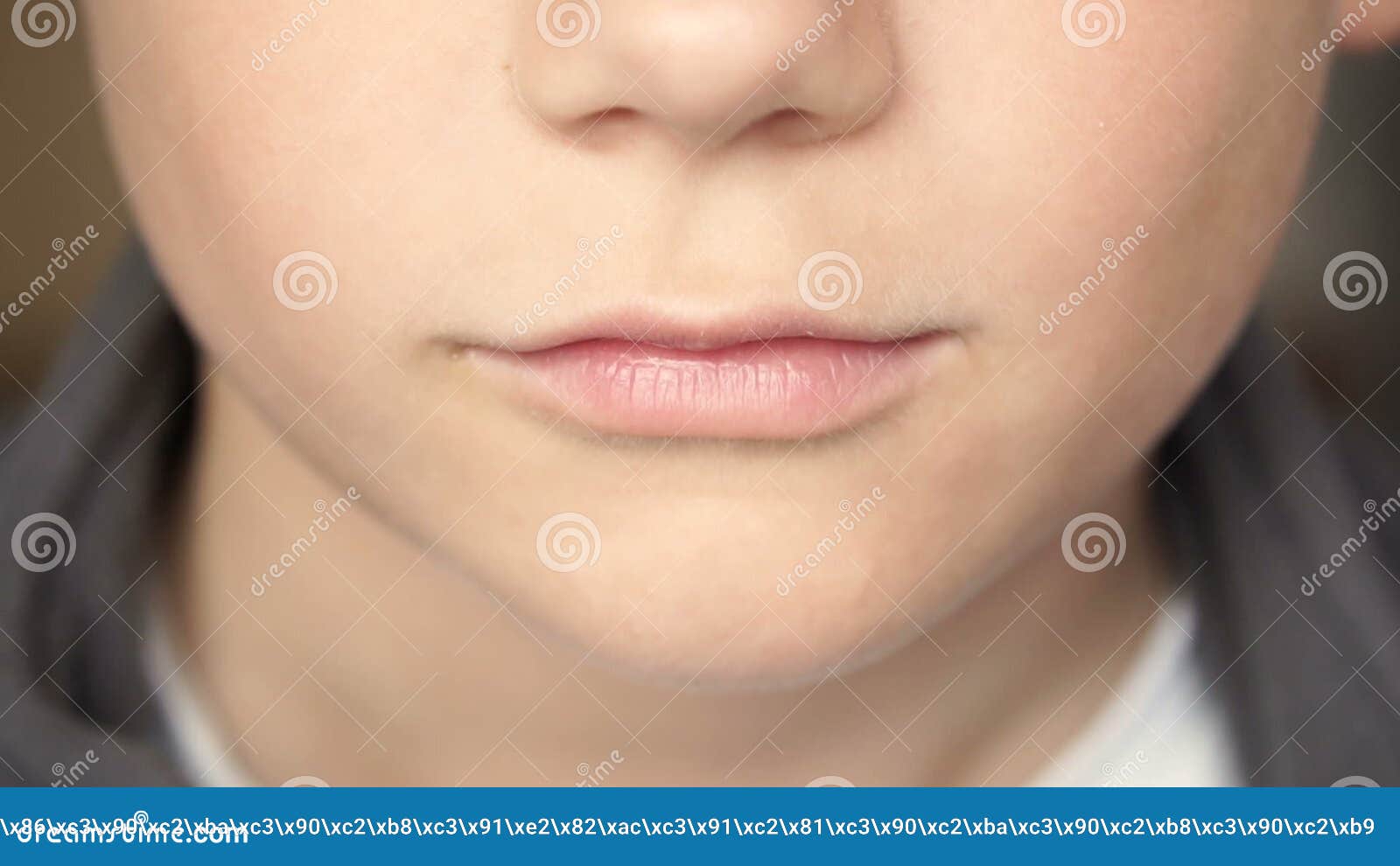Close-up of the Boy`s Lips.Full Hd Video Stock Video - Video of ...