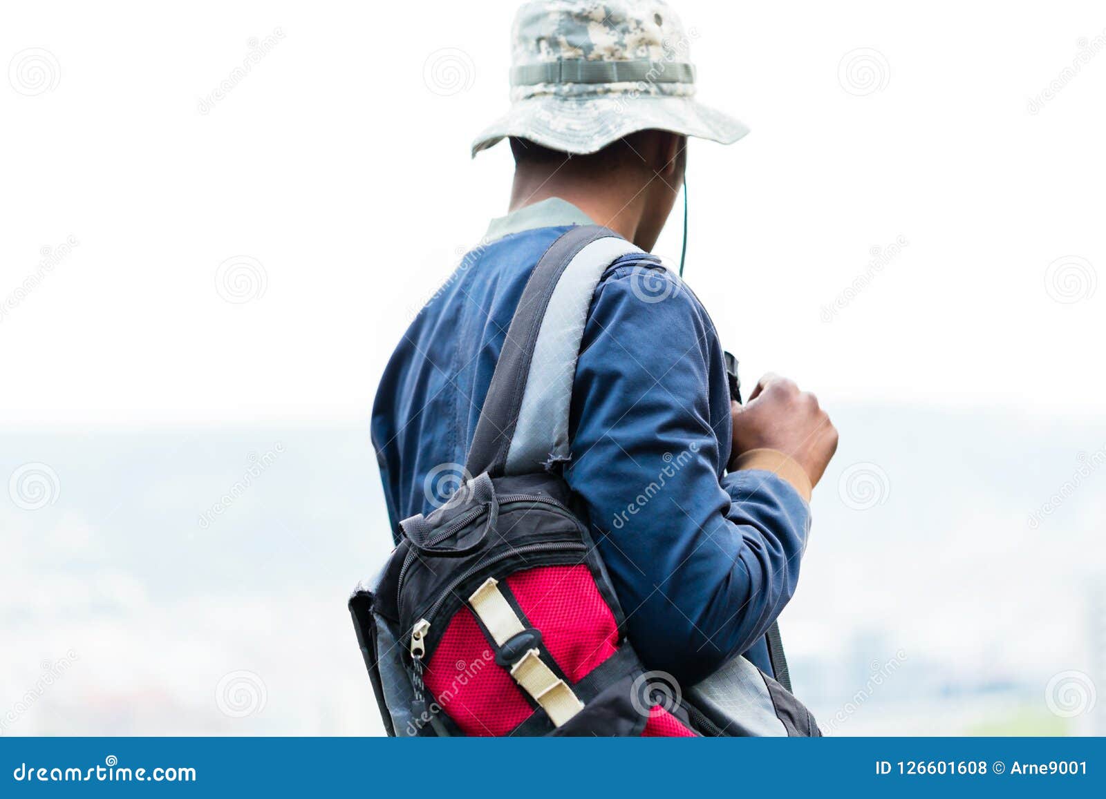 Close-up of Boy Carrying Backpack Stock Photo - Image of adolescence ...