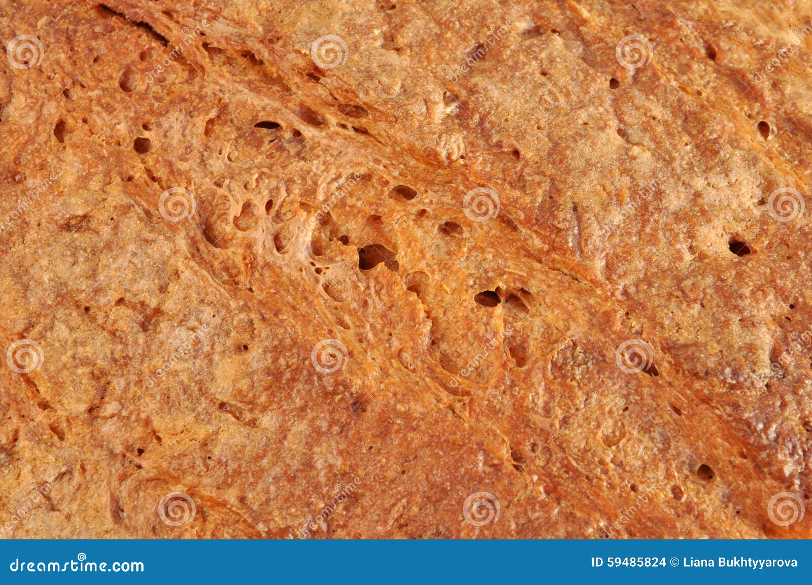 Close-up of Bread Crust. Texture for Pattern and Background. Stock ...