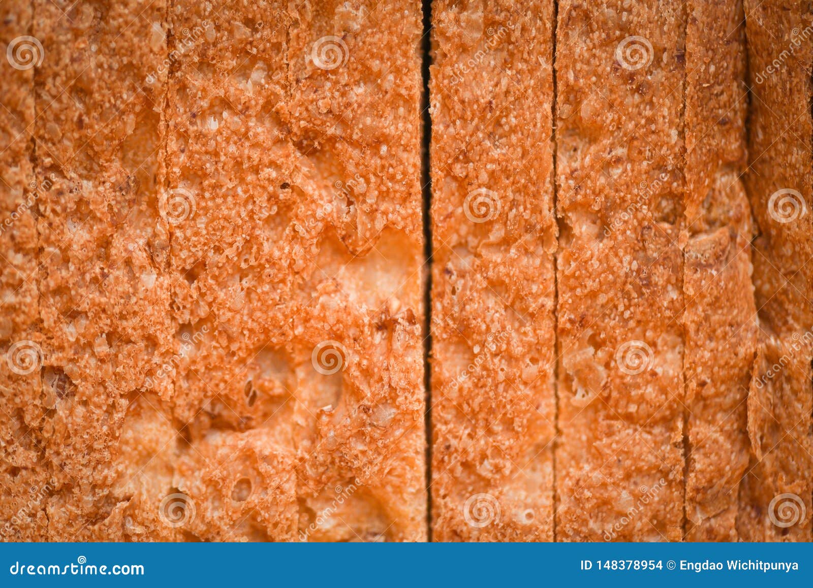 Close Up Bread Sliced Texture Background - Whole Wheat Bread Cut Stock ...