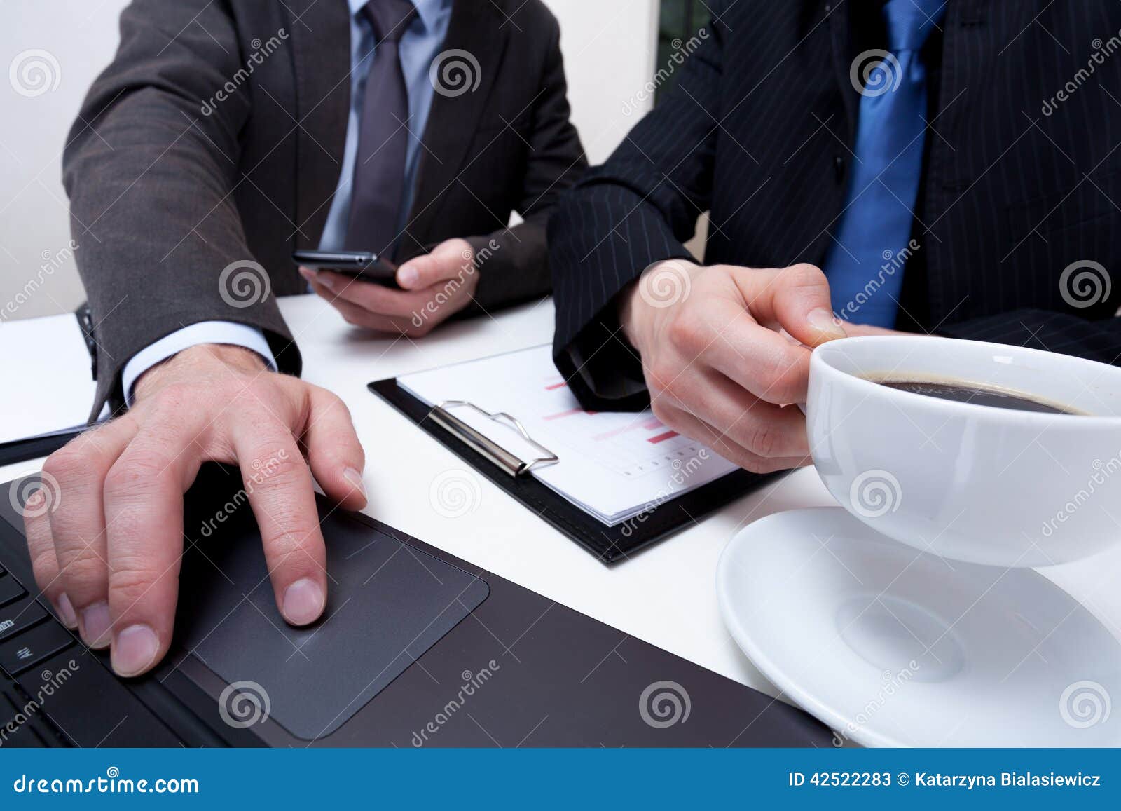 Close-up of a Break on Meeting Stock Image - Image of break, coffee ...
