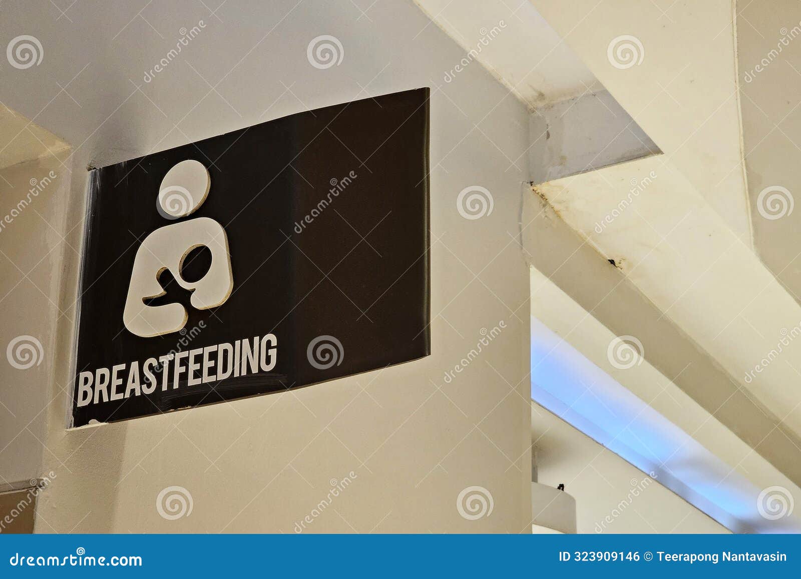 Close Up Breastfeeding Room Sign. Stock Photo - Image of female, child ...