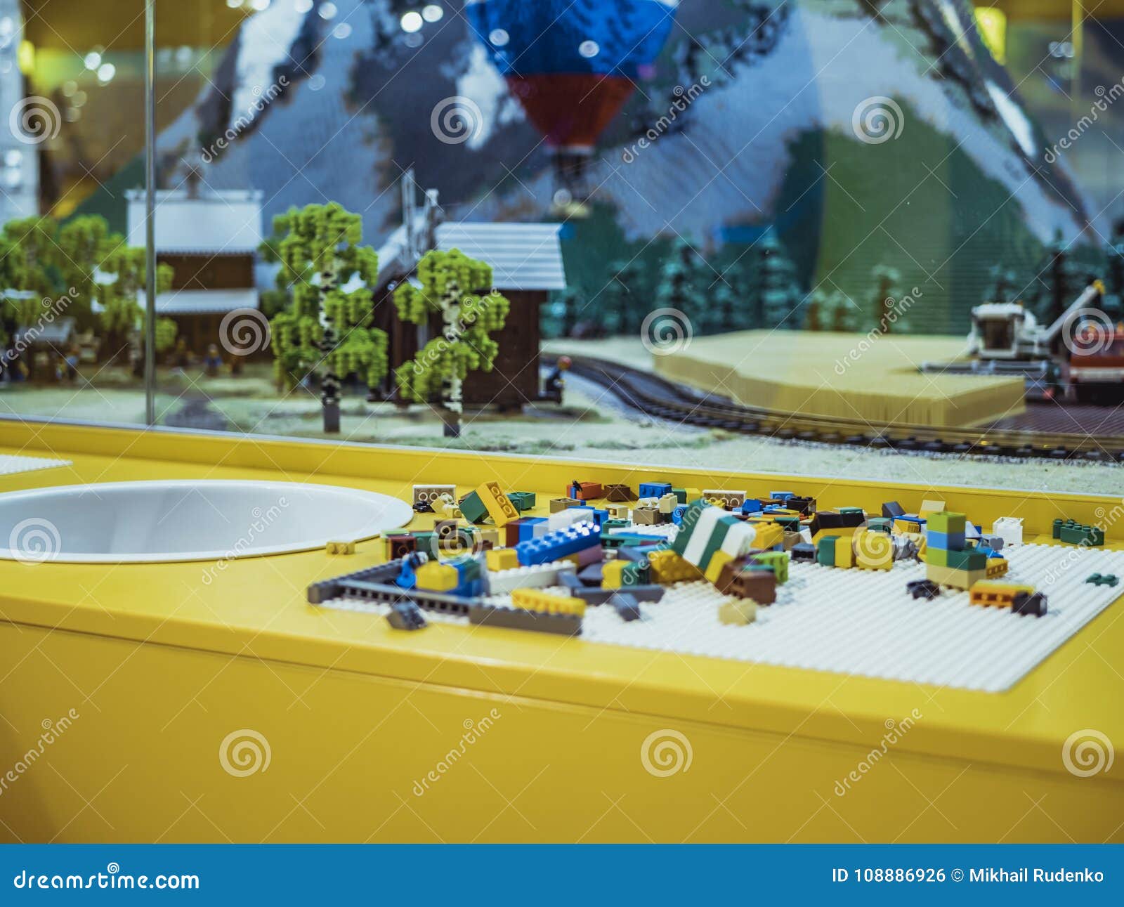 Close Up Brick Lego Block on the Table Stock Photo - Image of blocks ...