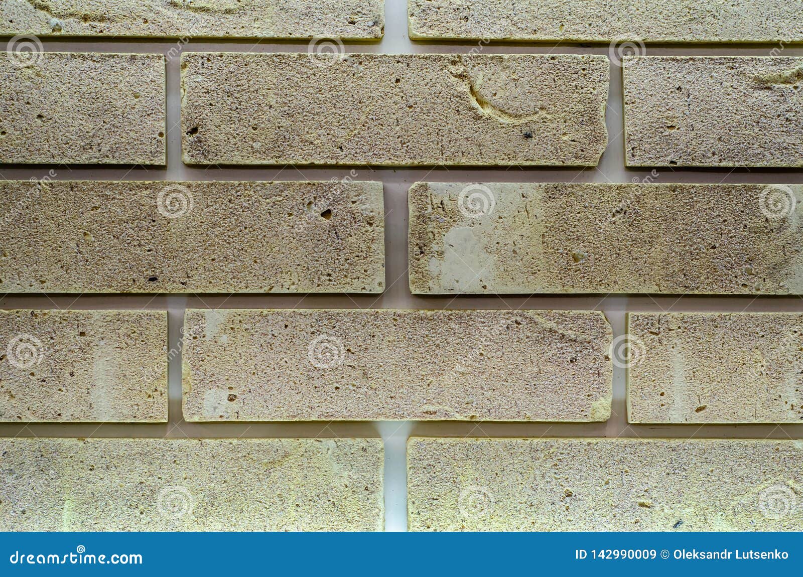 Close-up of Brick Tiling Wall Stock Image - Image of construction ...
