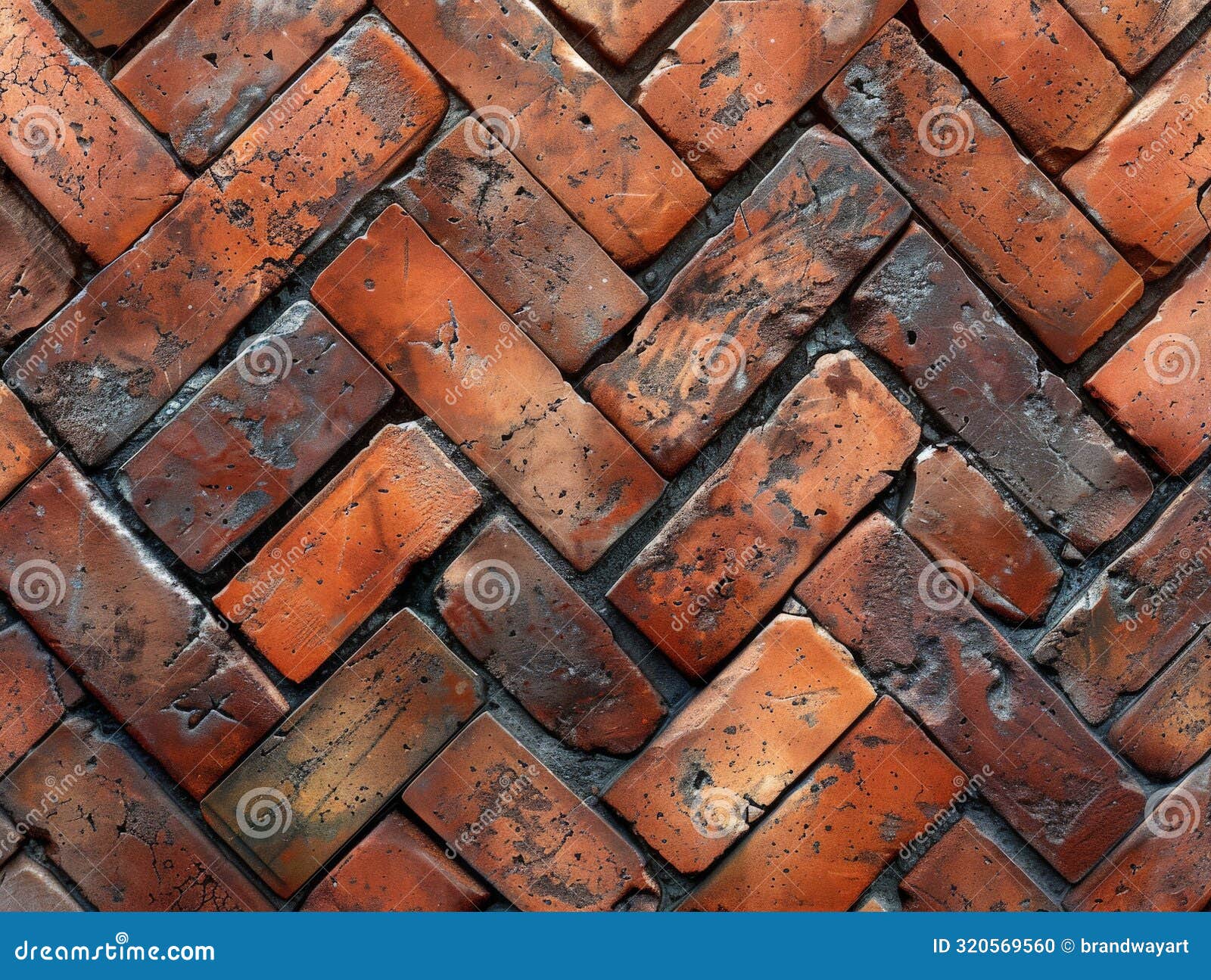 Close Up of a Brick Wall Built of Bricks Stock Illustration ...