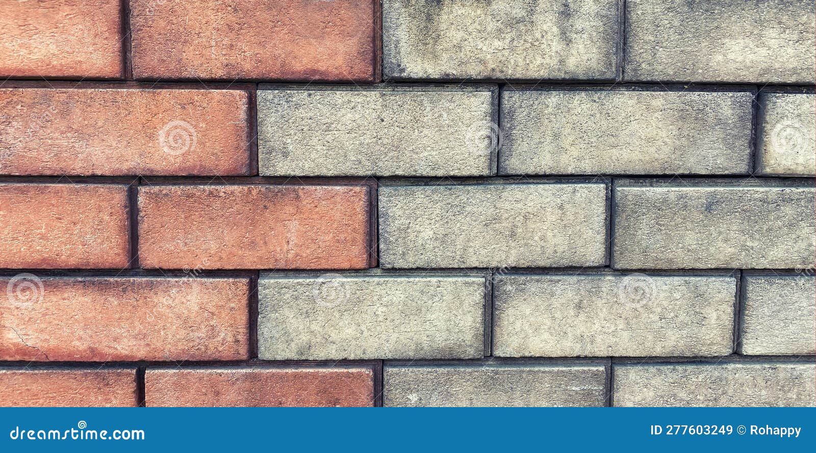 Close Up of Brick Wall, Example of Facing Material Stock Image - Image ...