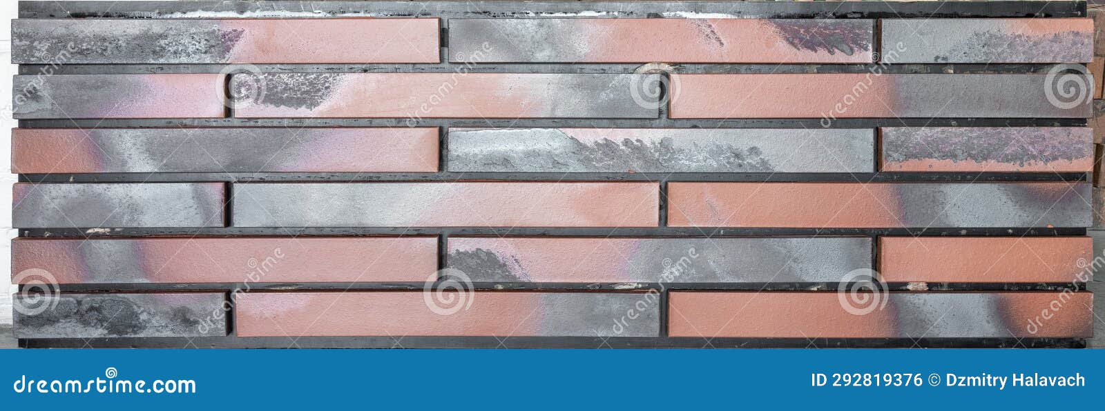 Close Up of Brick Wall, Example of Facing Material. Real Photography ...