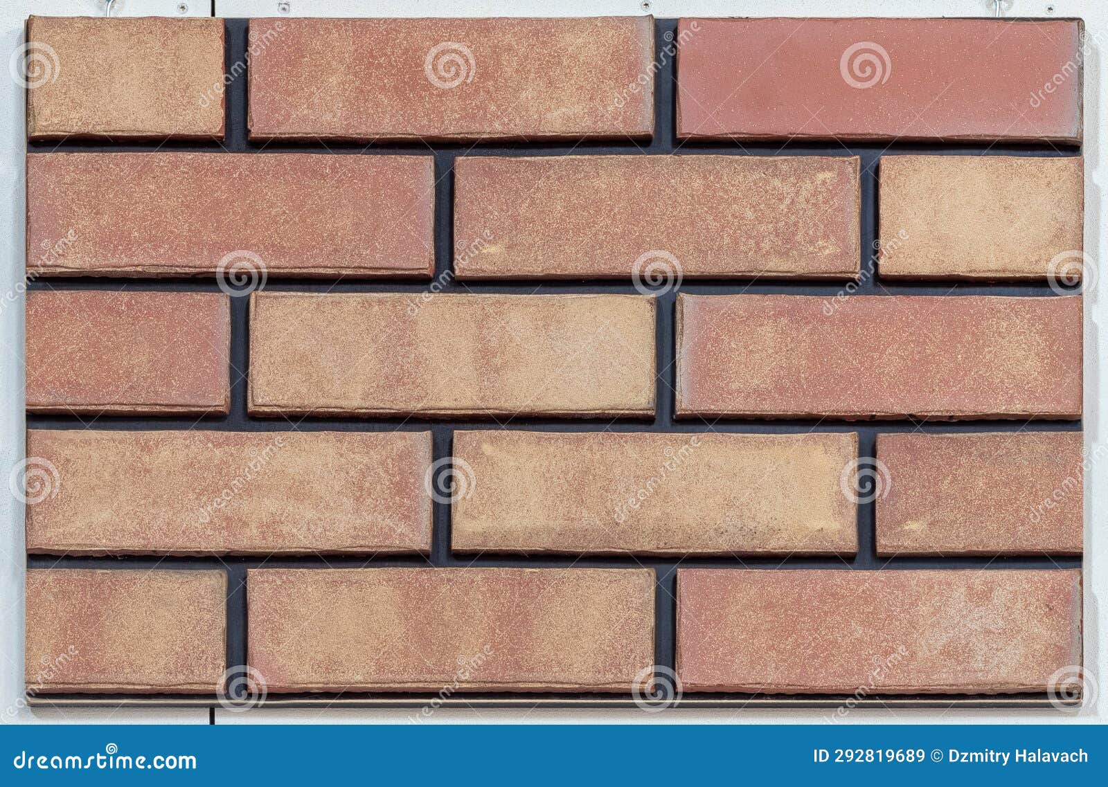 Close Up of Brick Wall, Example of Facing Material. Real Photography ...