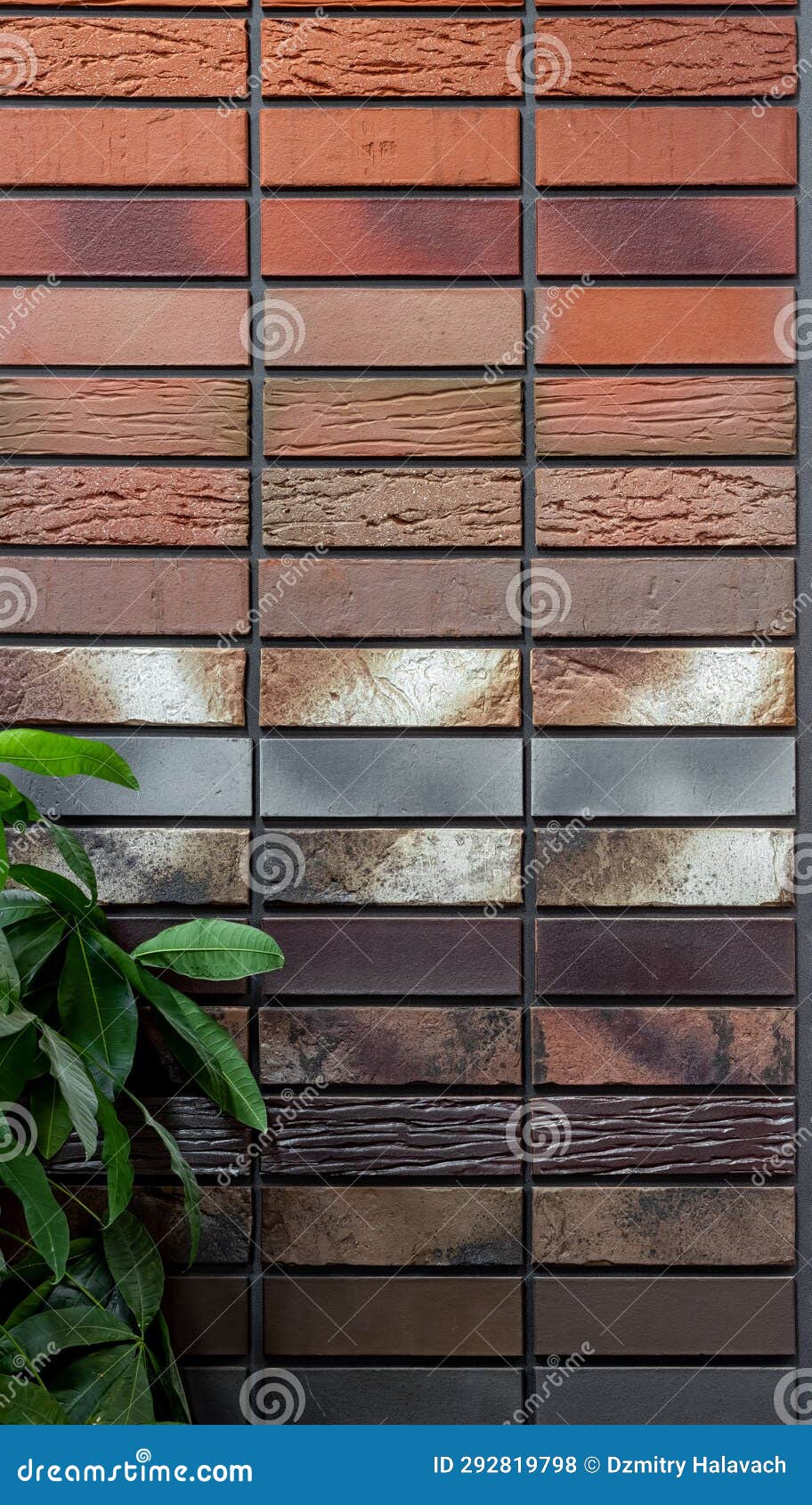 Close Up of Brick Wall, Example of Facing Material. Real Photography ...