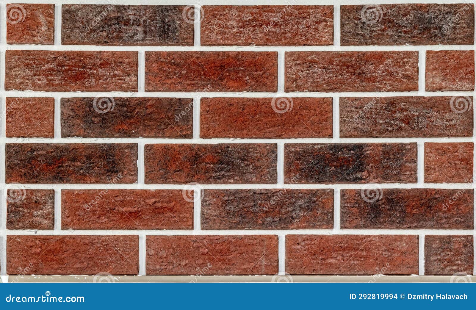 Close Up of Brick Wall, Example of Facing Material. Real Photography ...