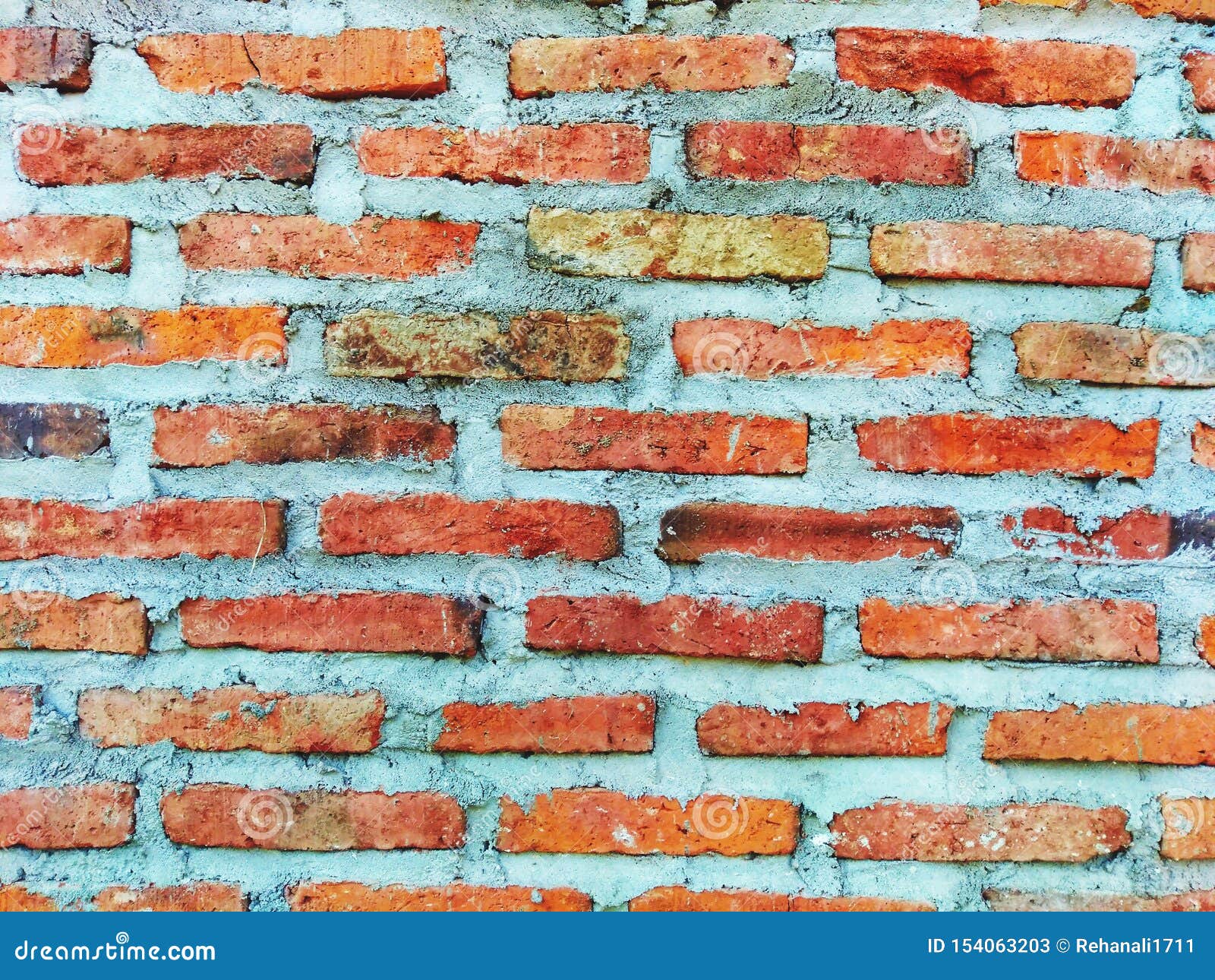 Close Up of Brick Wall Texture Stock Image - Image of clay, built ...