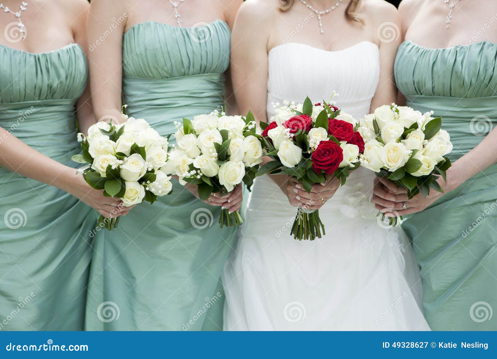 Close Up of Bride and Bridesmaids Holding Flowers Stock Image - Image ... Close Up of Bride and Bridesmaids Holding Flowers Stock Image - Image ...