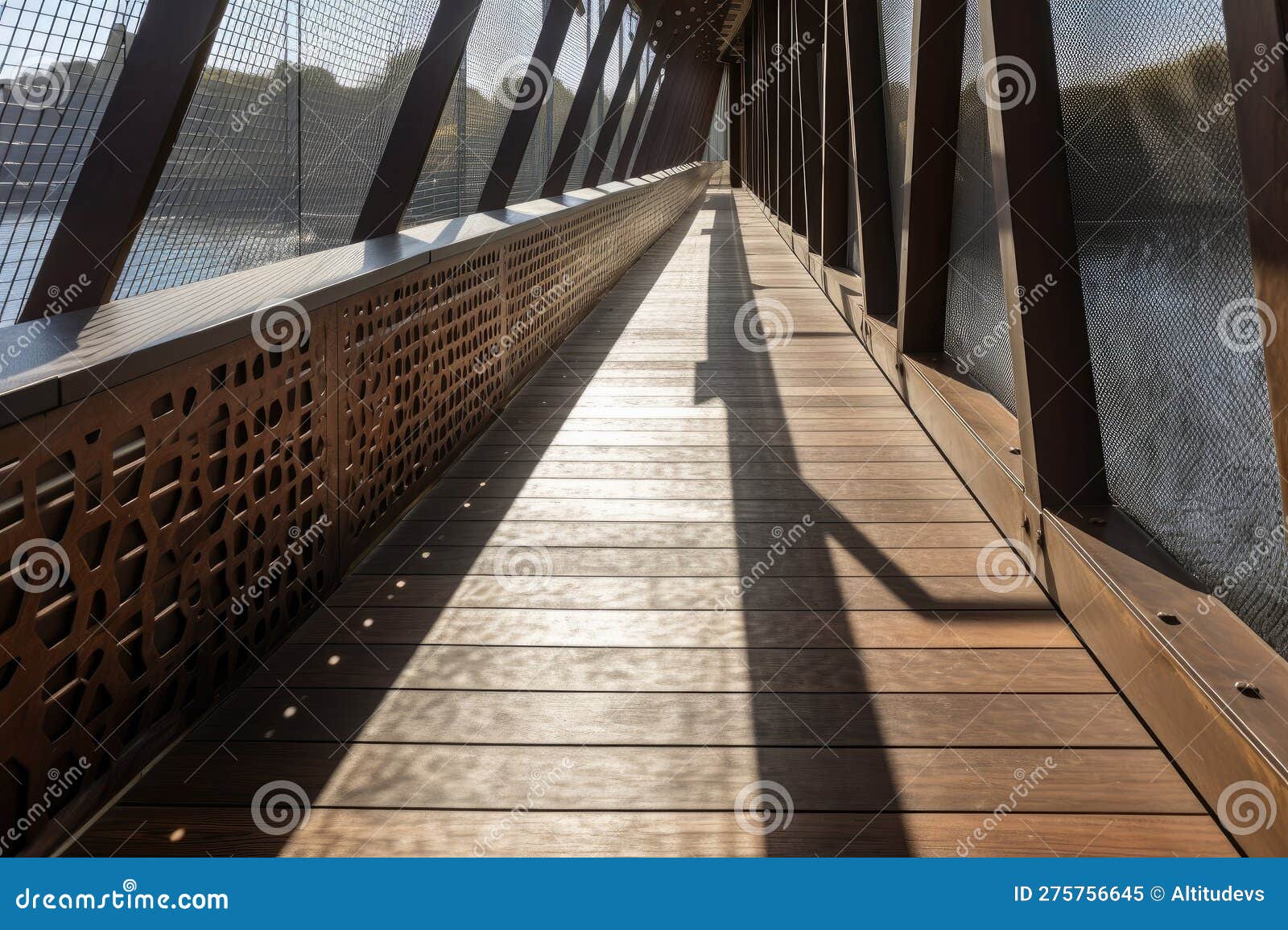Close-up Of A Low Bridge Or Overpass With Obstruction And Hazard Marker ...