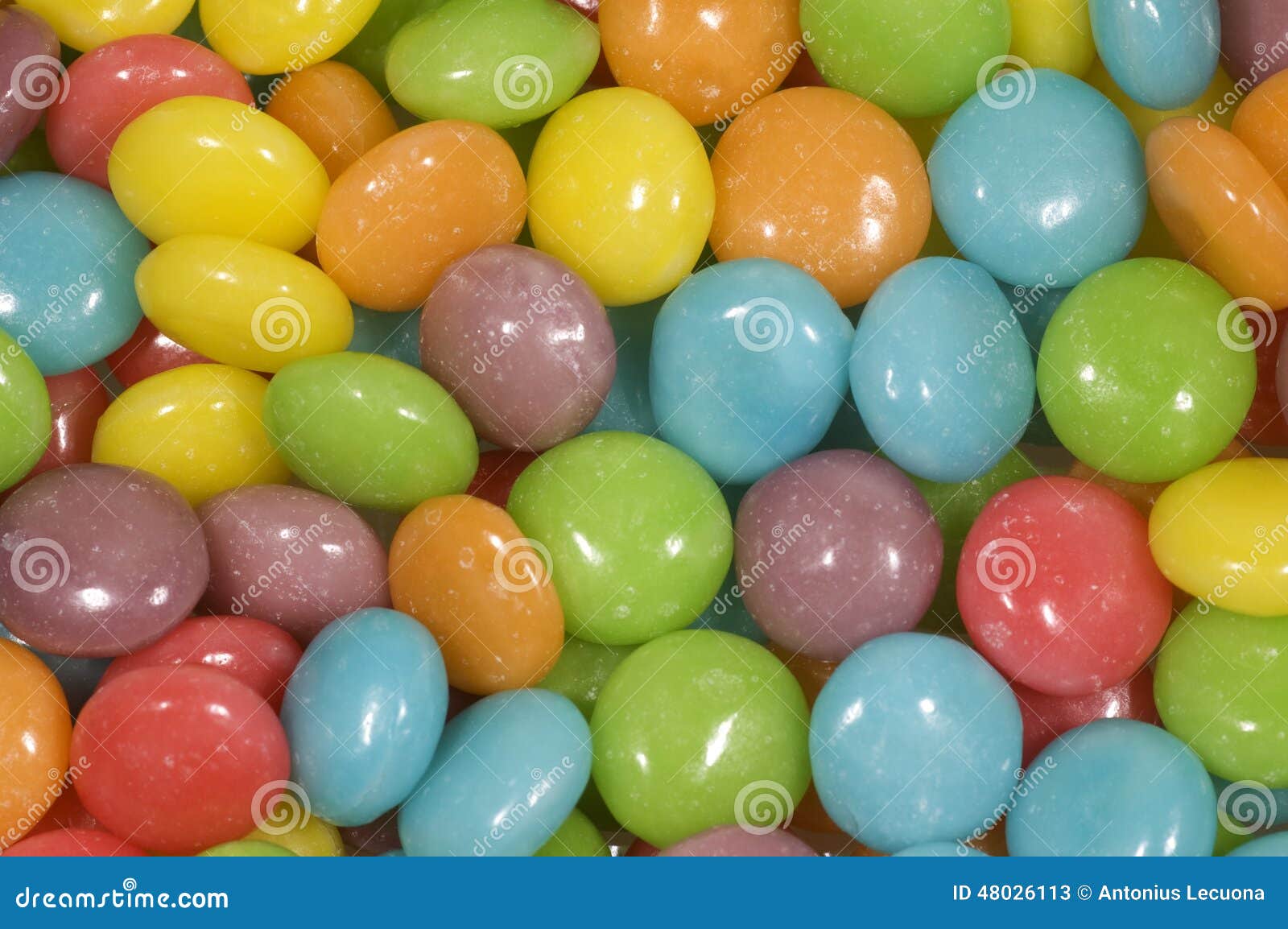 Close-up of Bright Coloured Candy Sweets Stock Image - Image of close ...