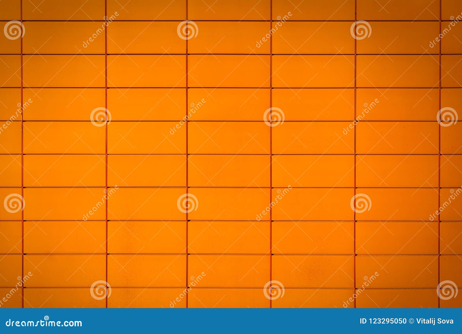 Close-up of a Bright Orange Wall Stock Photo - Image of construction ...