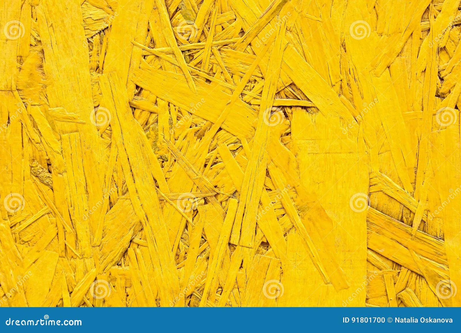 Close Up Bright Yellow Particle Board Surface Stock Photo - Image of ...