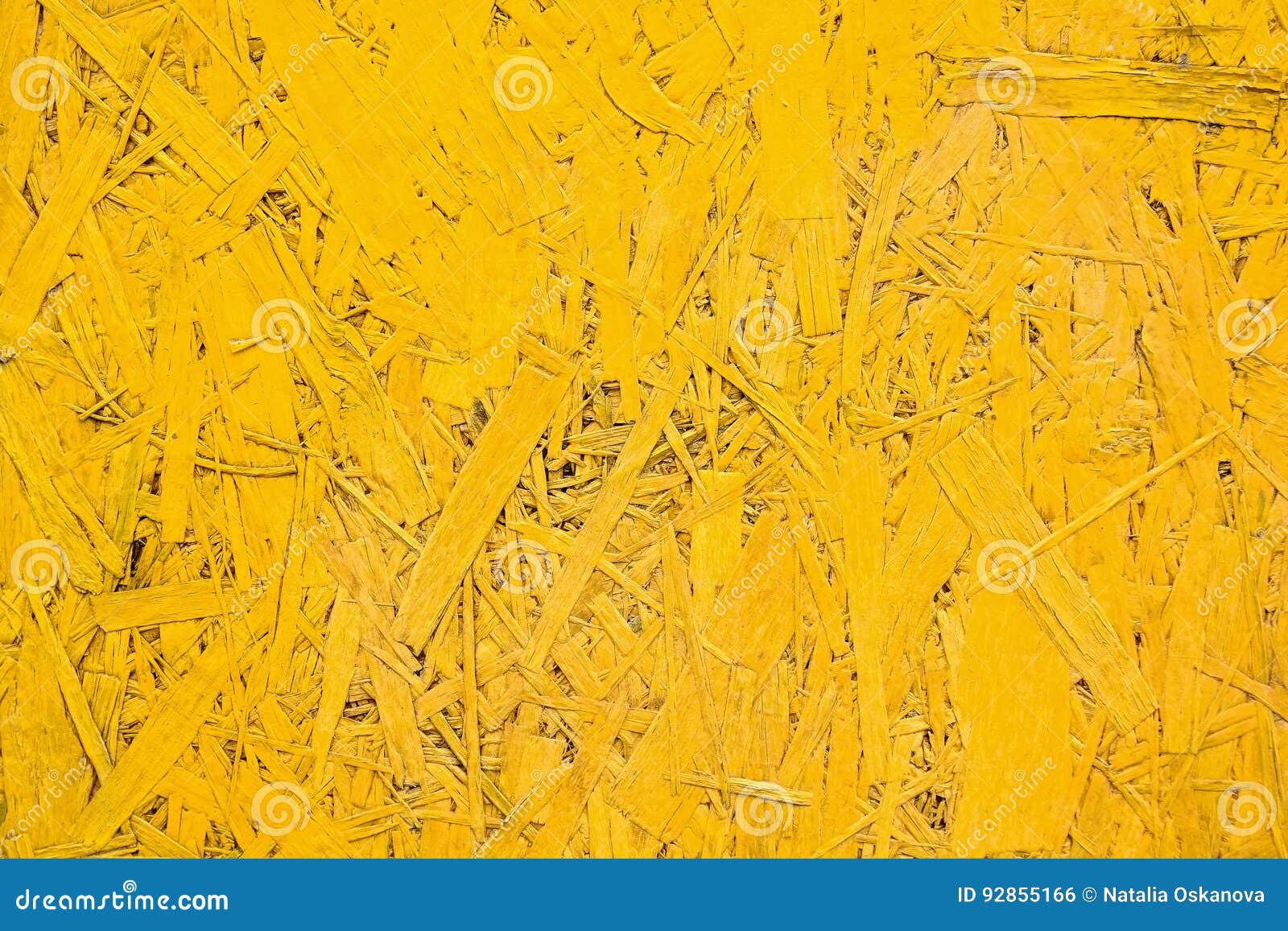 Close Up Bright Yellow Particle Board Surface Stock Photo - Image of ...