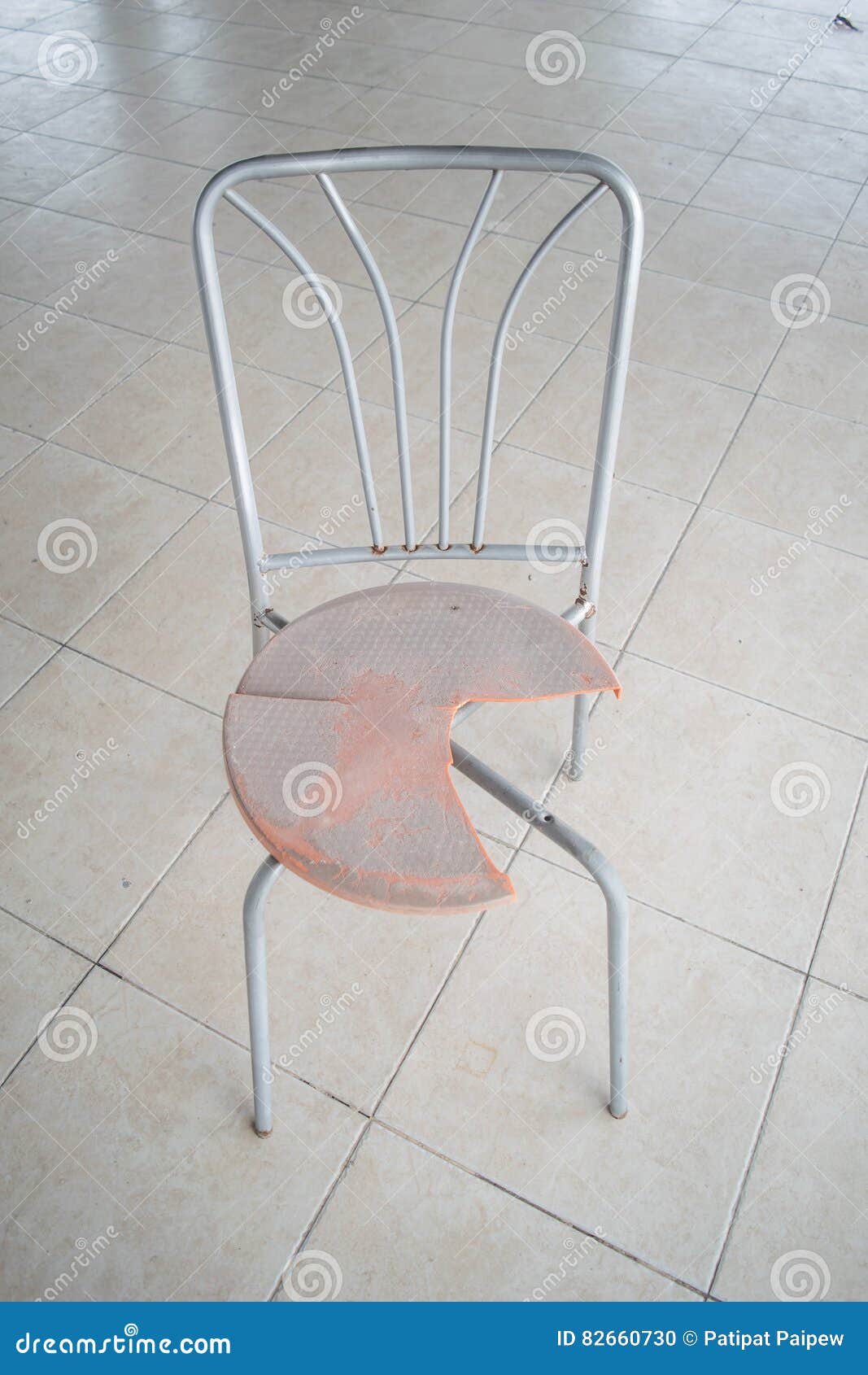 Close up broken chair stock photo. Image of place, abandoned - 82660730