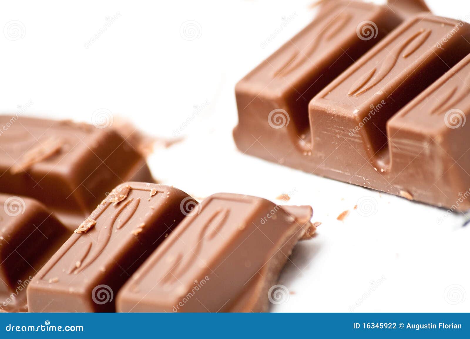 Close-up of Broken Chocolate Bar Stock Photo - Image of energy ...