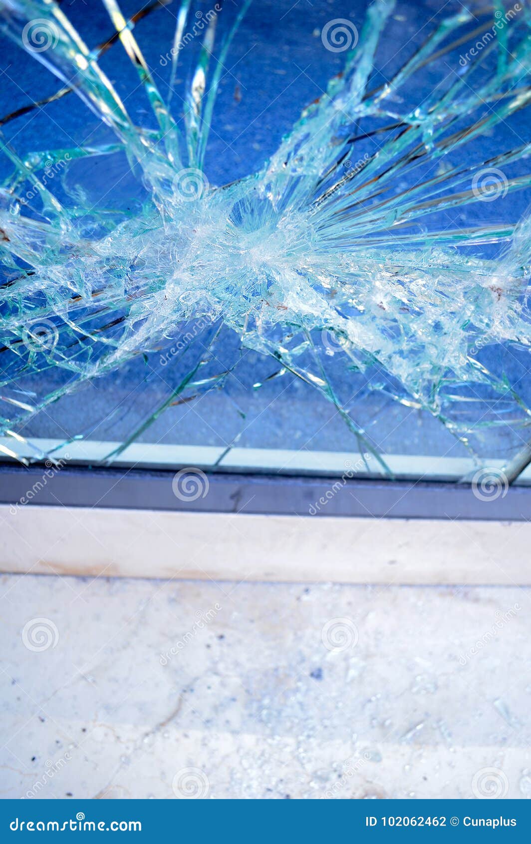 Broken glass of an office stock photo. Image of accident - 102062462
