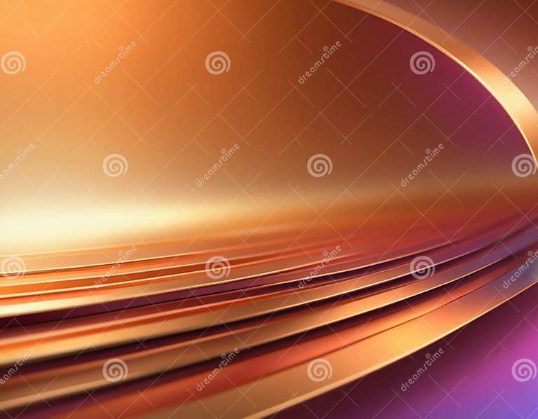 A Close-up of Bronze Surface with a Gradient, Featuring Curved Lines ...