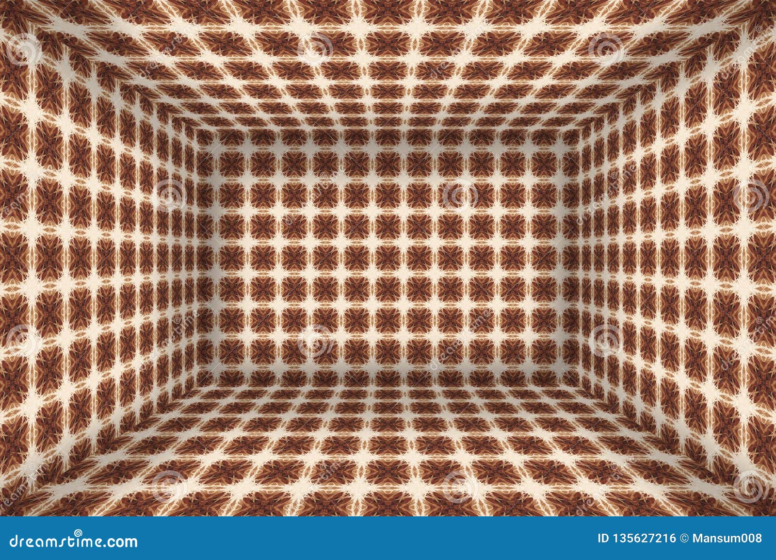 Brown Color Pattern Room for Background Stock Illustration ...