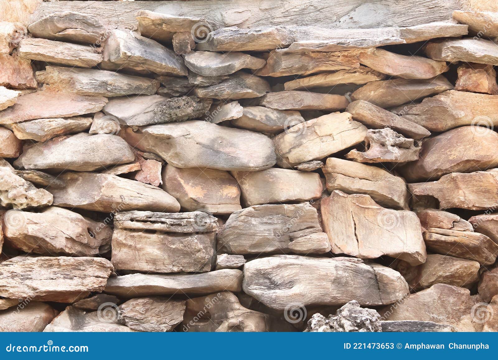 Brown Stone Texture Decorative on Wall in Seamless Patterns Background ...