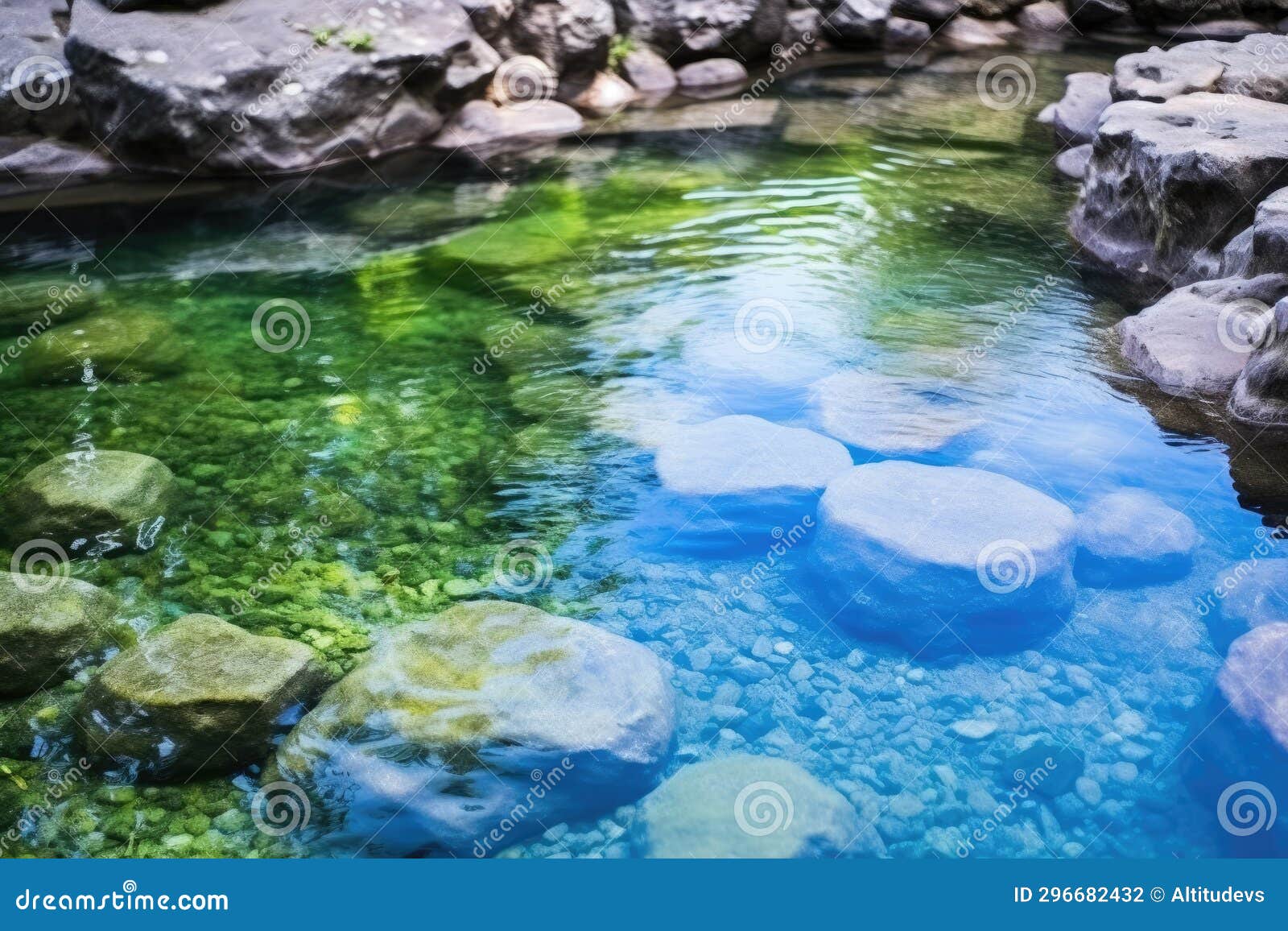 Close-up of Bubbling Hot Spring Water Stock Photo - Image of spring ...