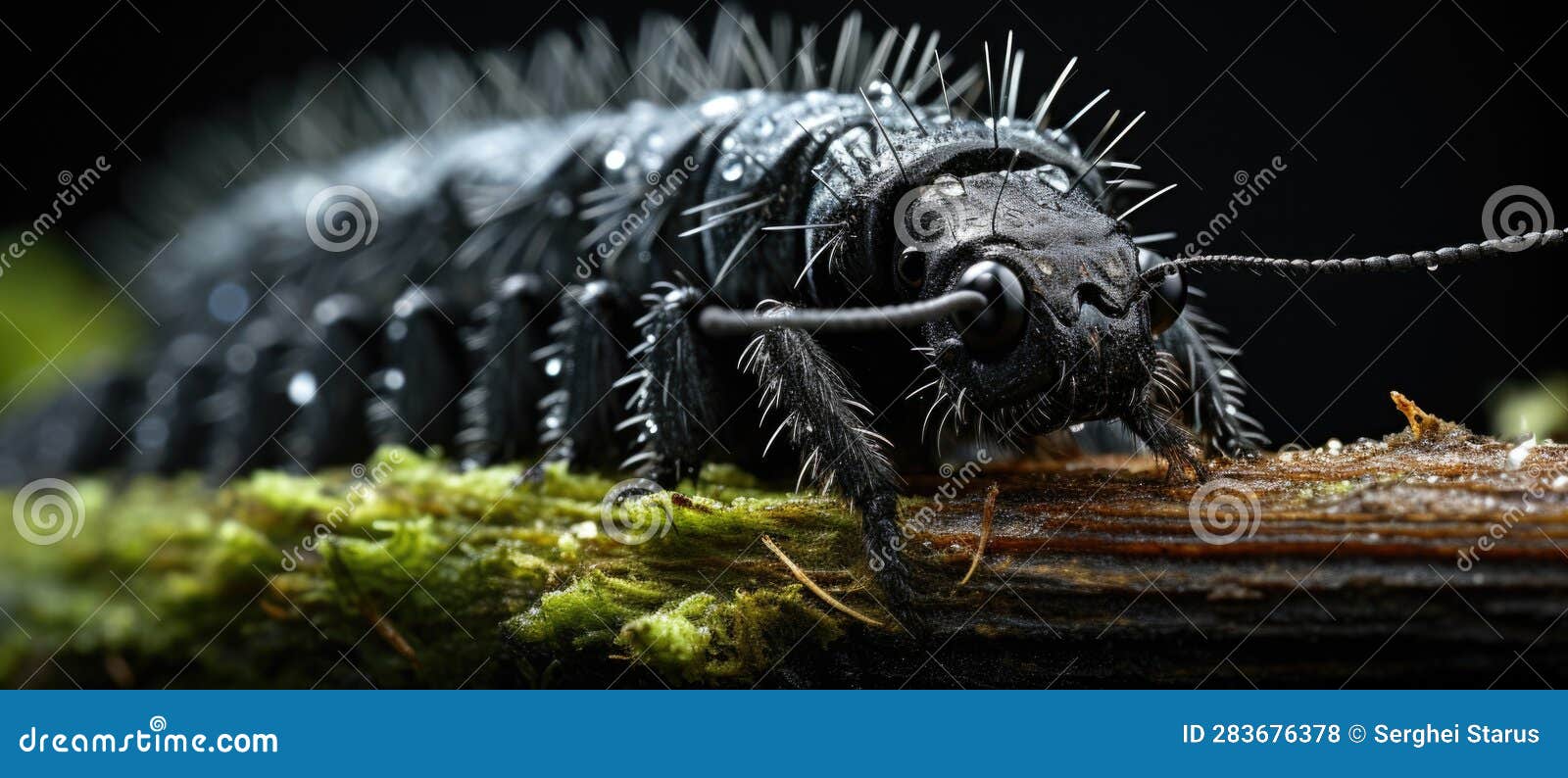 A Close Up of a Bug with Spikes on it S Head. Generative AI Image ...