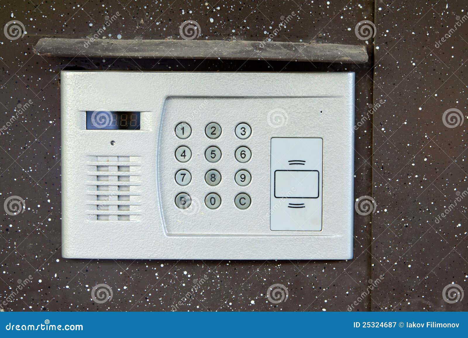 Close-up of Building Intercom Stock Image - Image of doorbell, bell ...