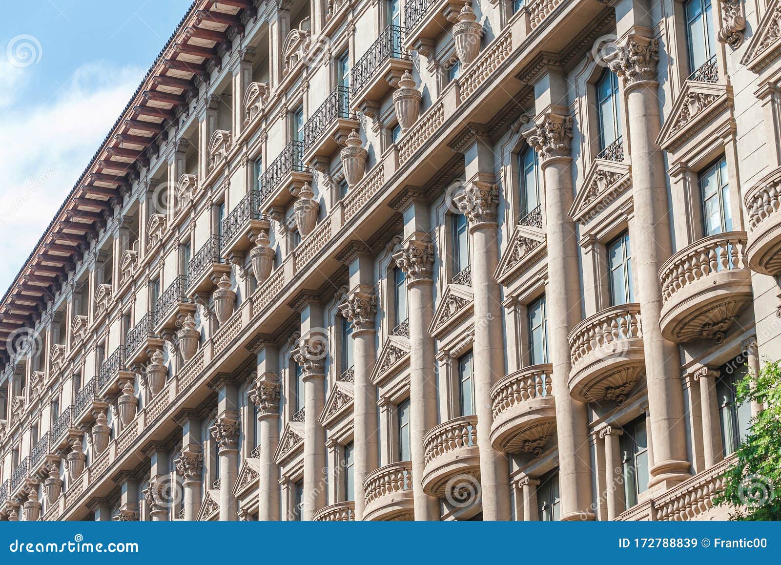 Building with Multiple Floors and Windows Stock Image - Image of ...