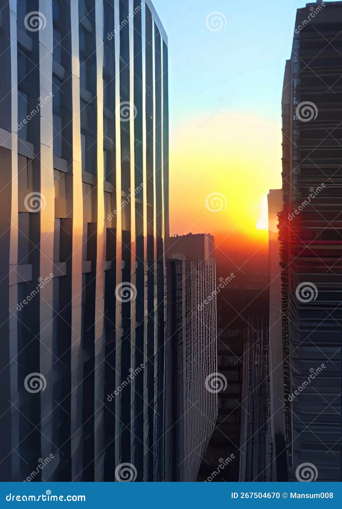 Building and sunlight stock illustration. Illustration of exterior ...