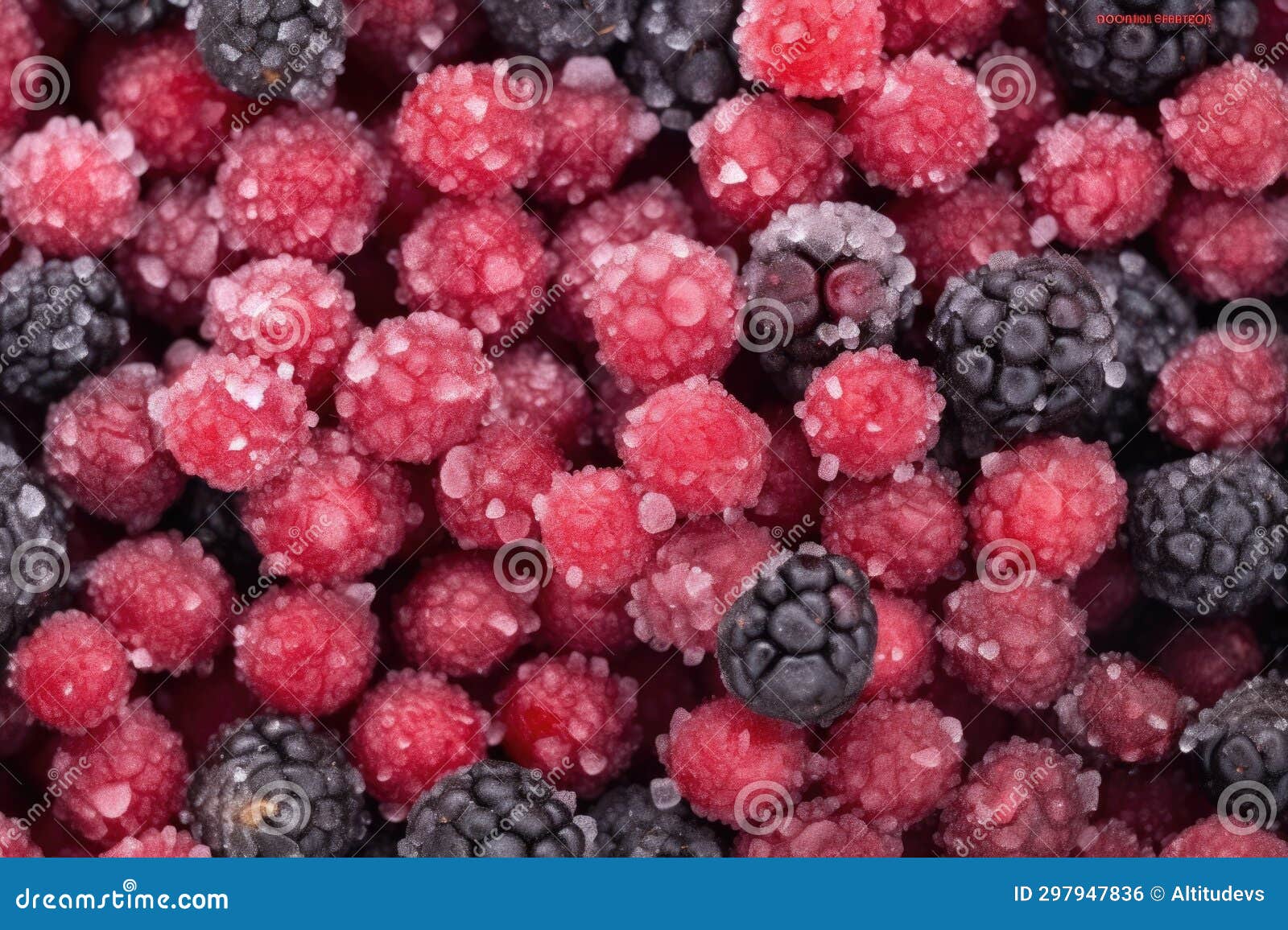 Close-up of the Bumpy Surface of Frozen Berries Stock Photo - Image of ...