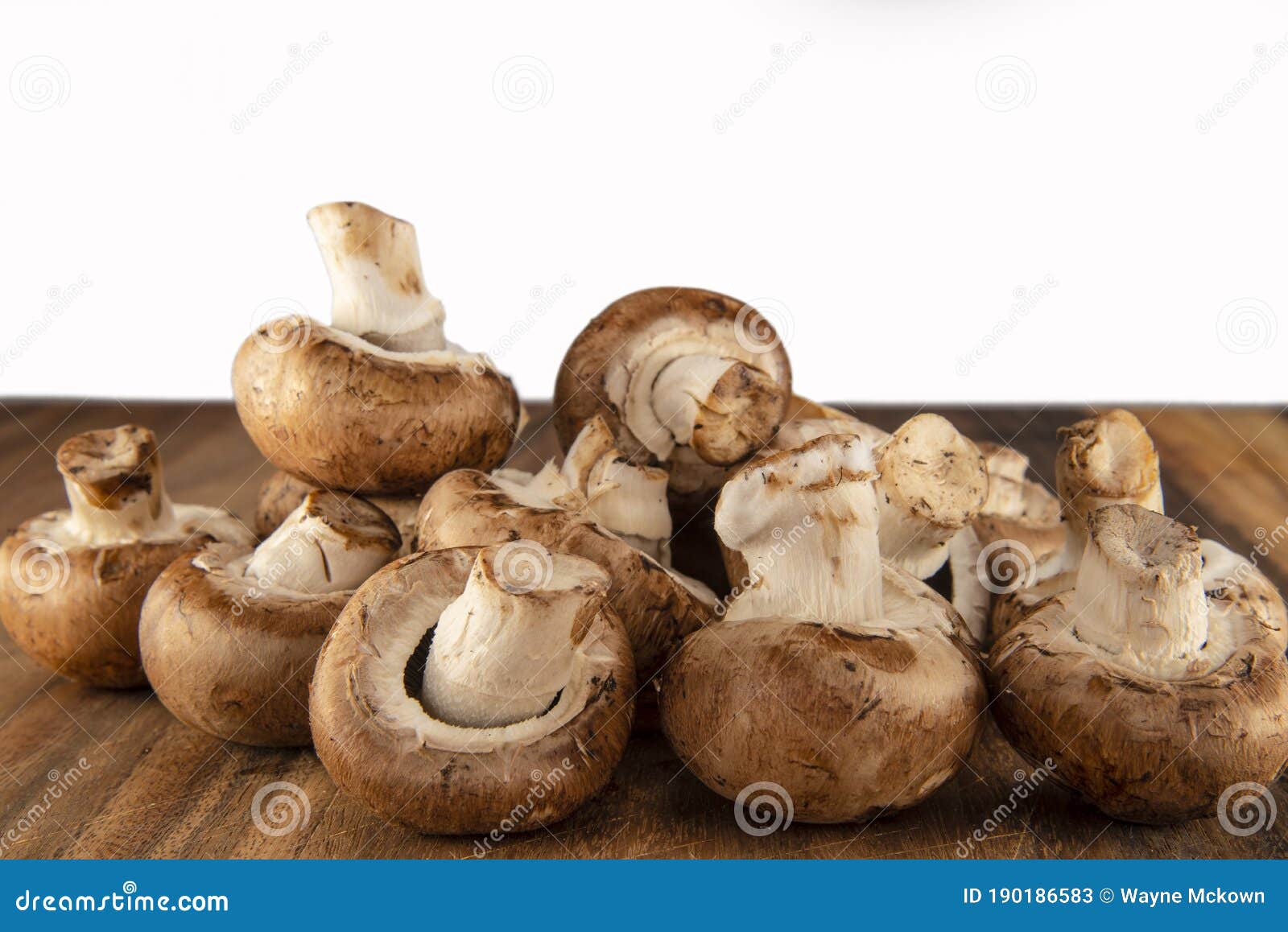 Button mushrooms stock image. Image of food, grow, market - 190186583