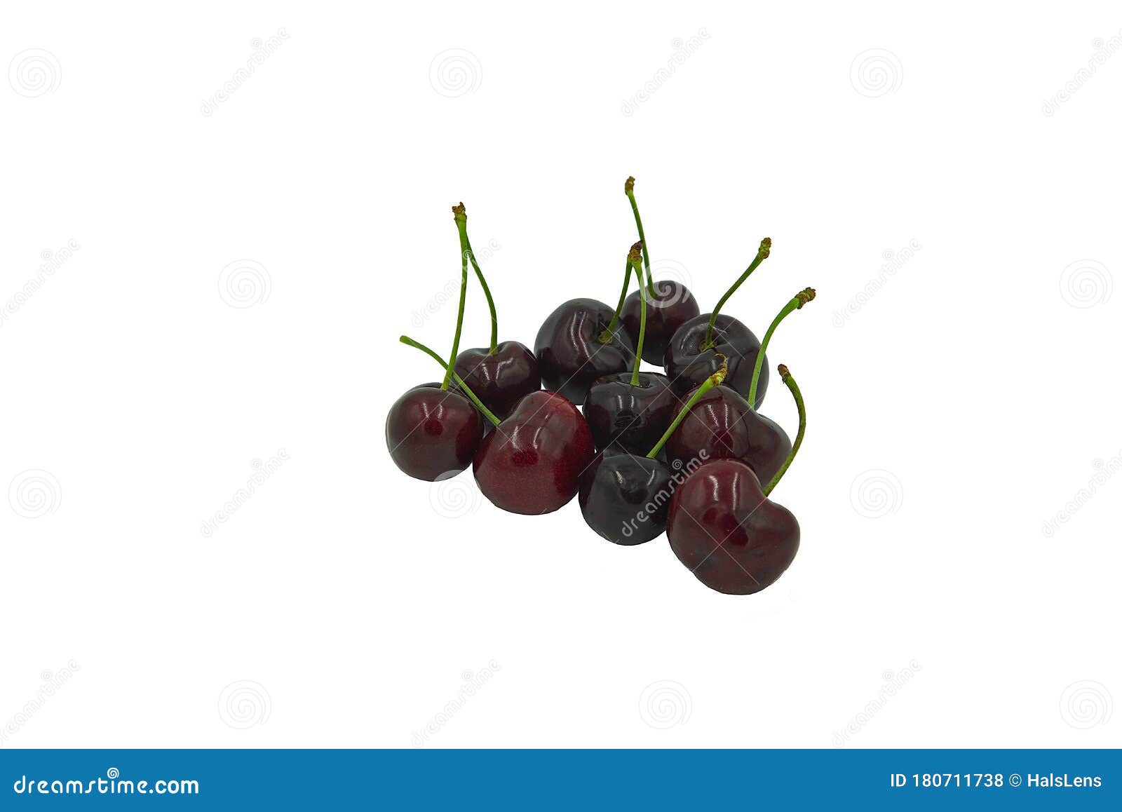 Close Up of a a Bunch of Cherries Stock Photo - Image of close, macro ...