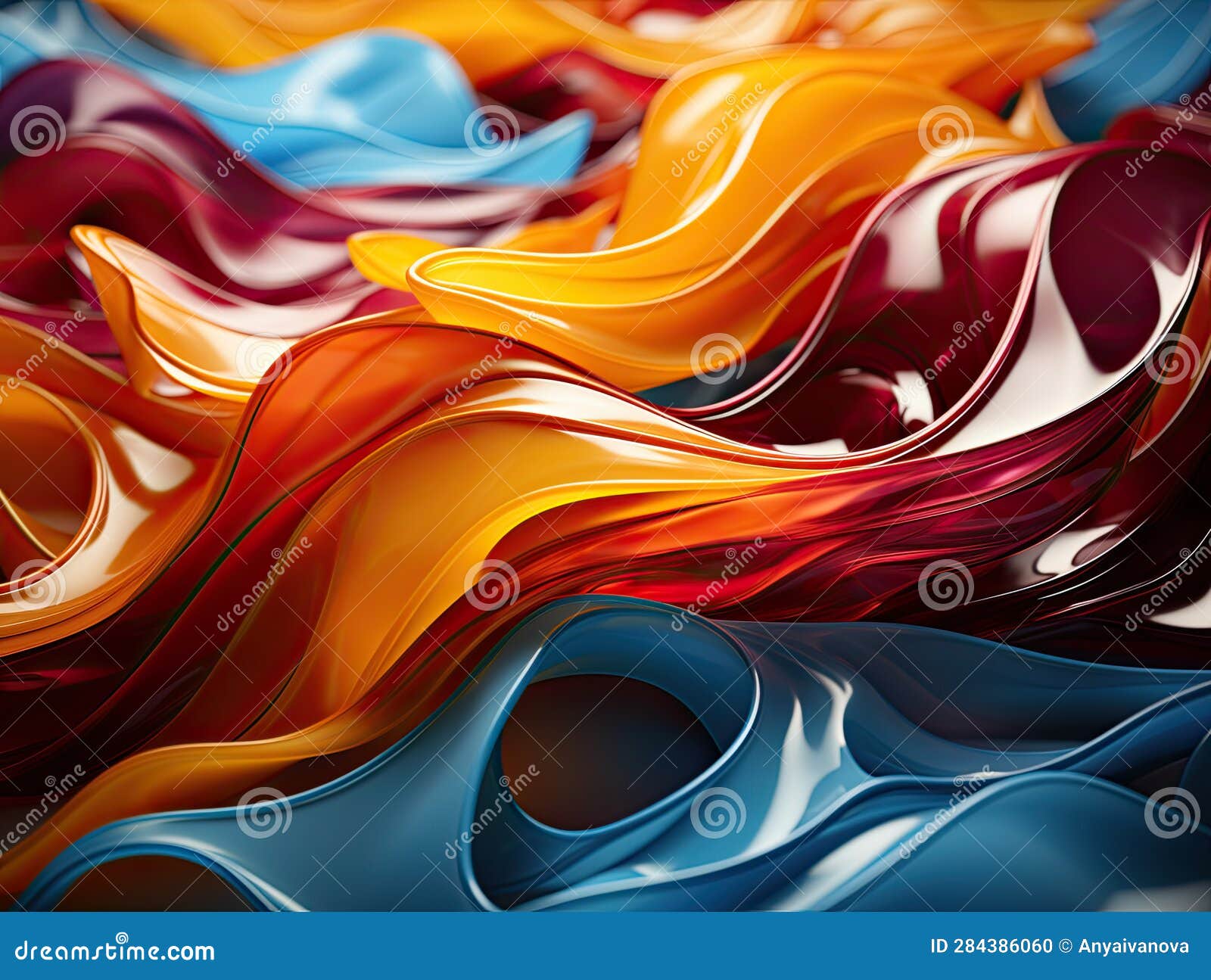 A Close Up of a Bunch of Different Colored Material. Generative AI ...