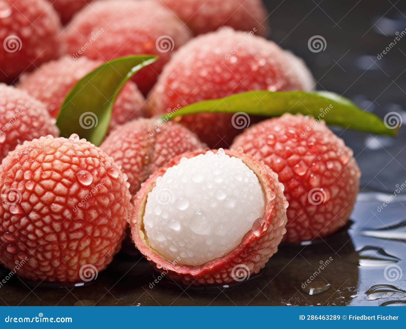 A Close Up of a Bunch of Fruit on a Table Stock Illustration ...