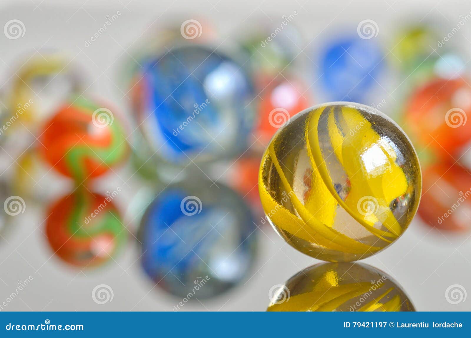 Close Up of a Bunch of Marbles Stock Image - Image of macro, black ...